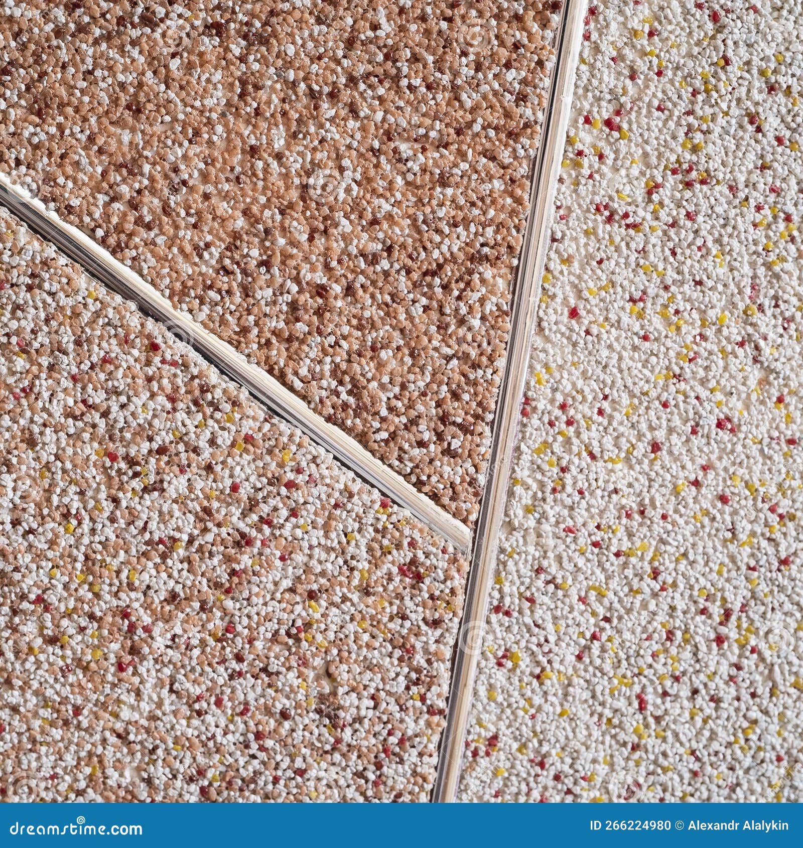 High Quality Decorative Plaster. Sample of Different Acryli Stock Photo ...