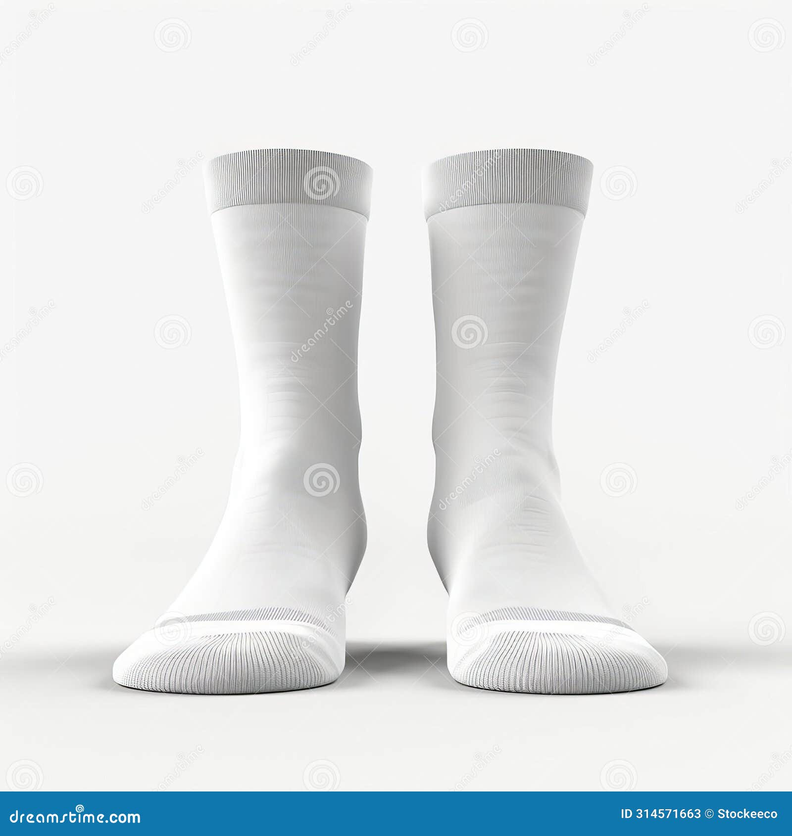 High-quality Empty Socks Mockup Generation Stock Illustration ...