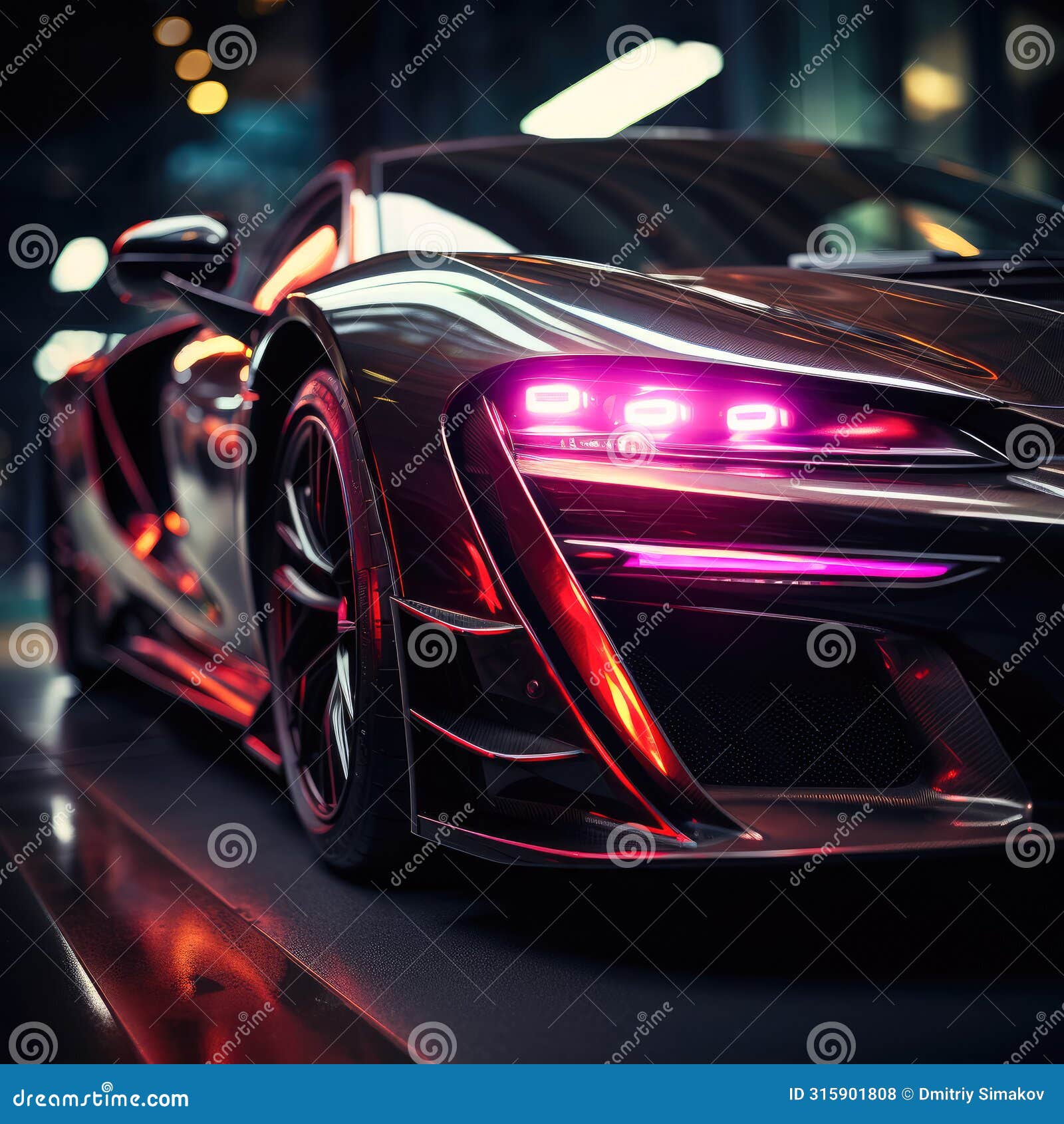 Aerodynamic Body Kit Upgrade Stock Photo - Image of generated, design ...