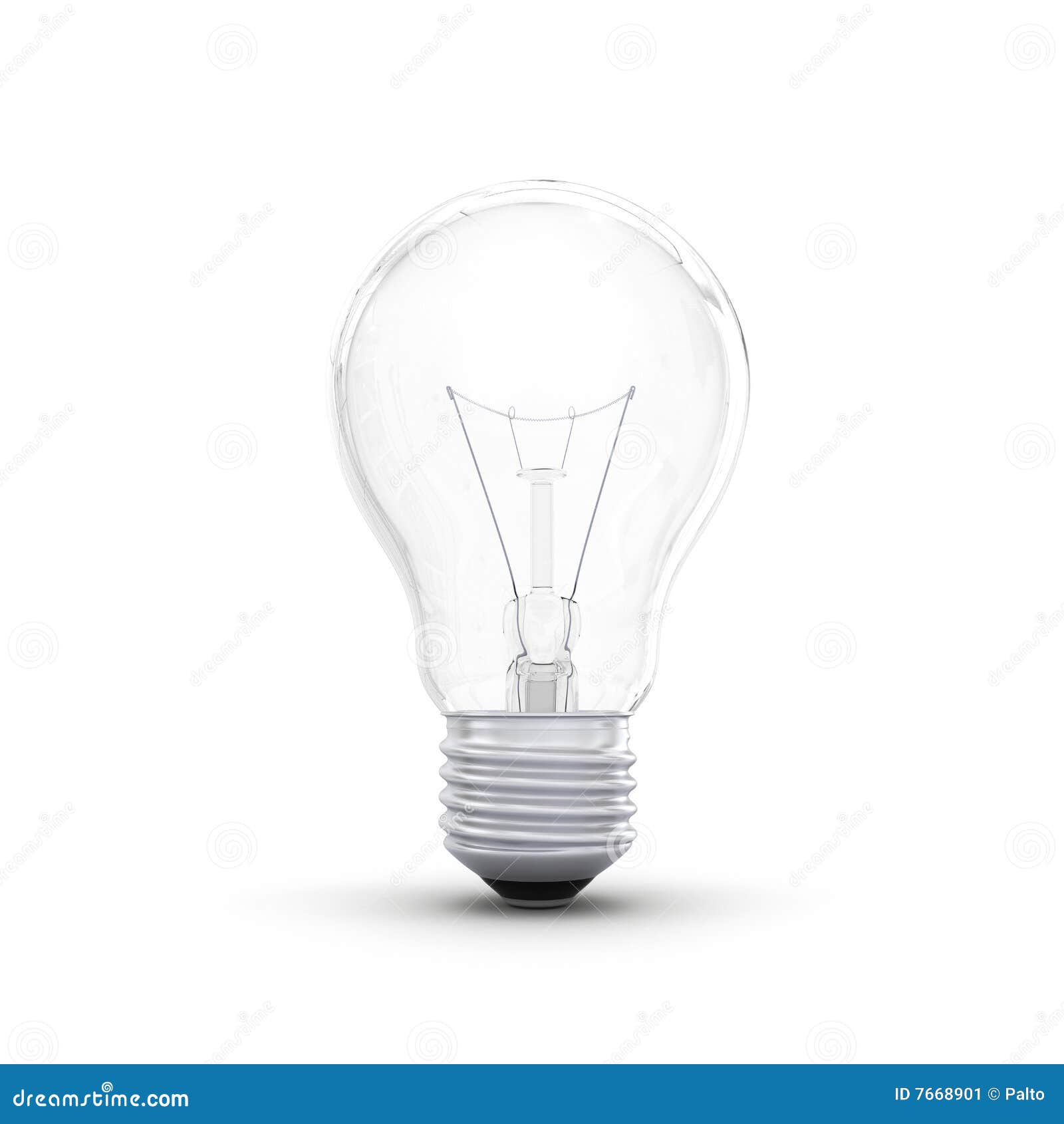 High-quality Lightbulb with Shadow Stock Illustration - Illustration of ...