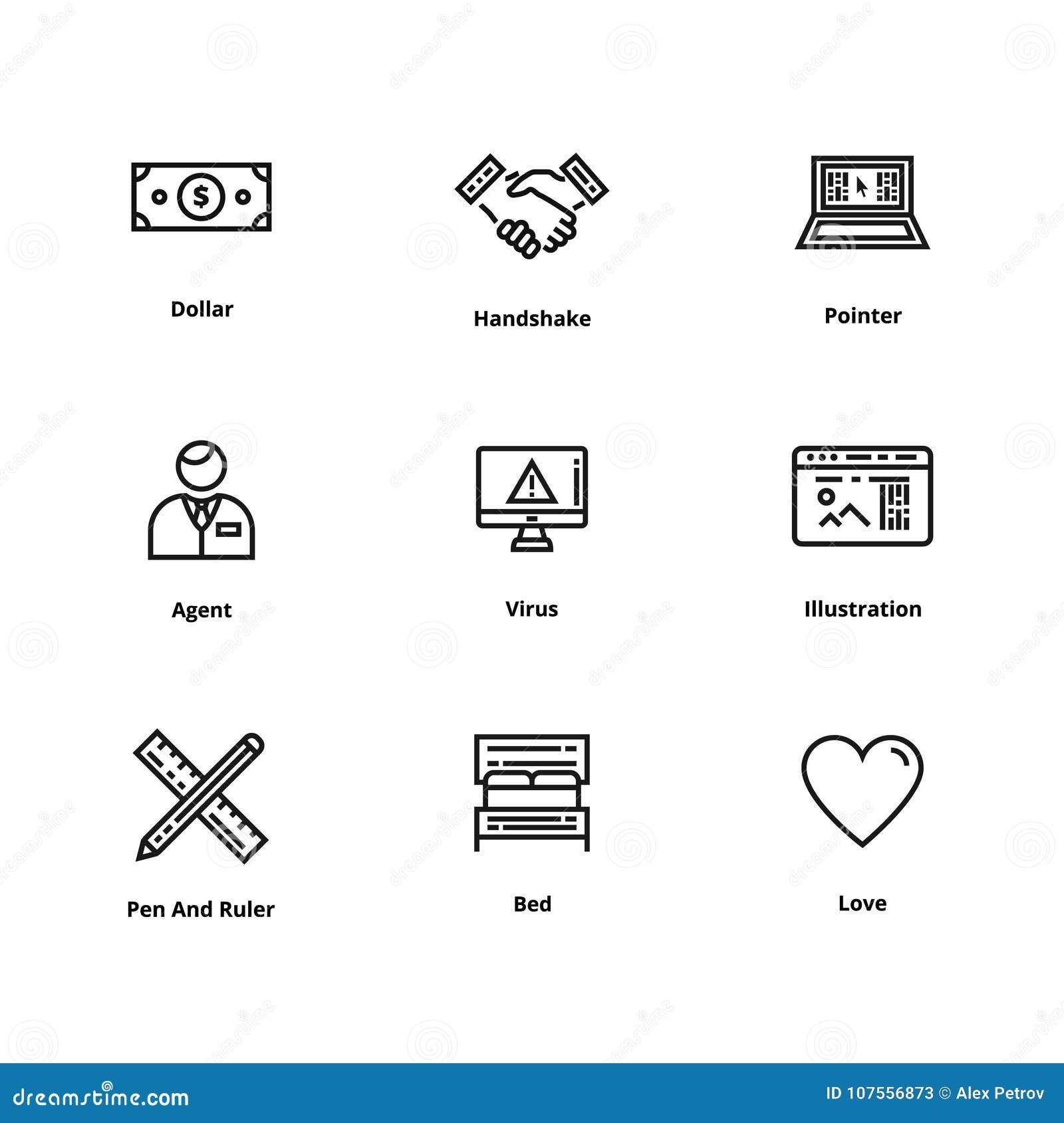 9 line icons stock illustration. Illustration of romance - 107556873