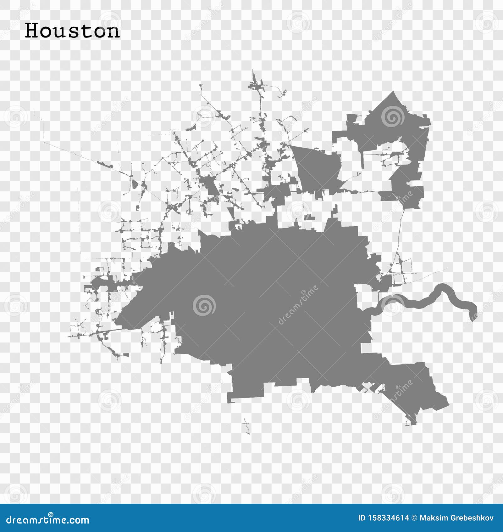 Houston Interstate 10 Sign Cartoon Vector | CartoonDealer.com #2655561