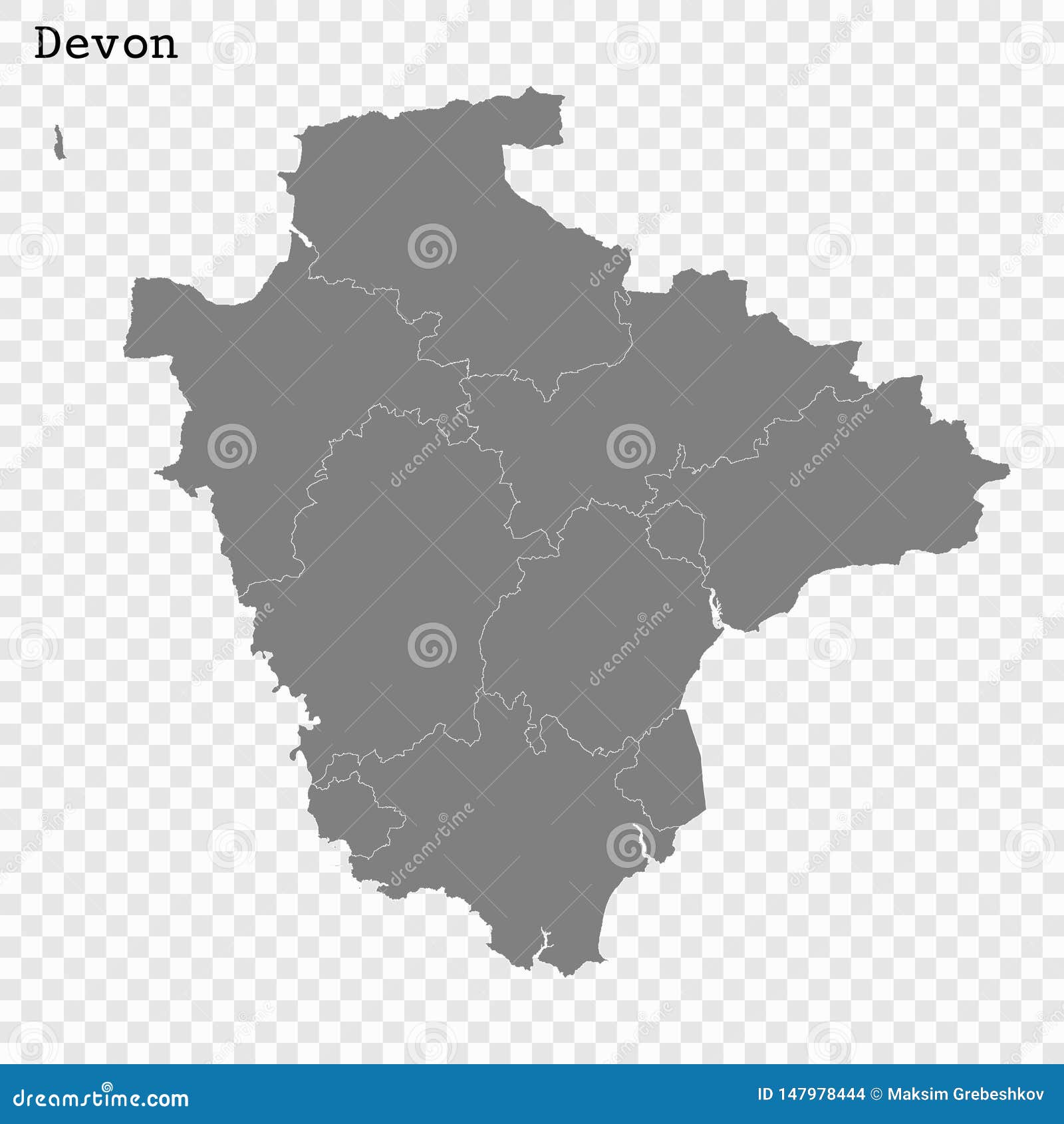 High Quality Map is a County of England Stock Illustration ...