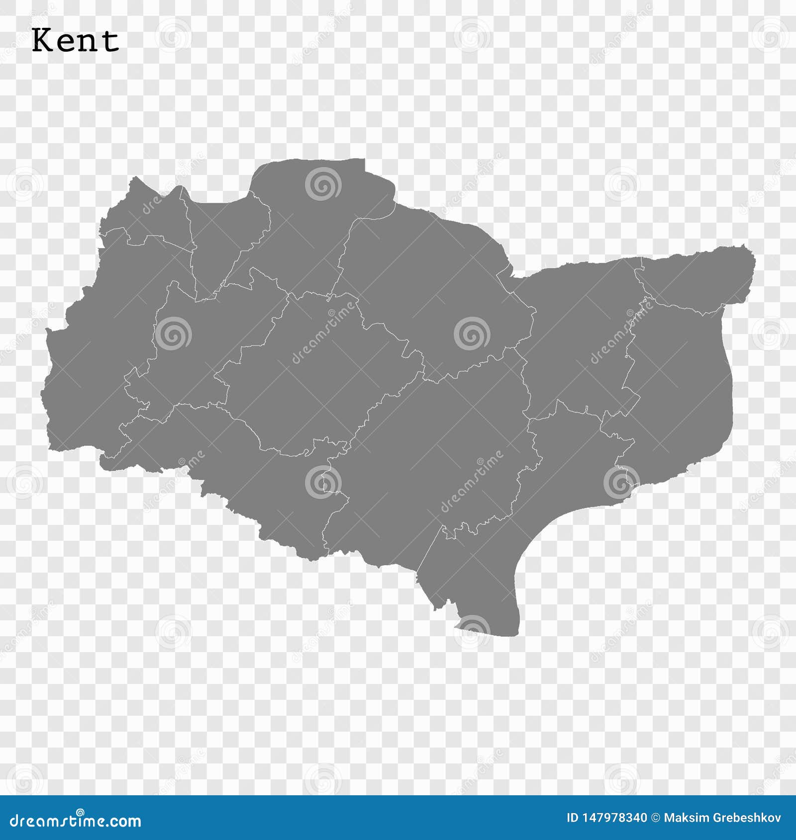 High Quality Map is a County of England Stock Illustration ...