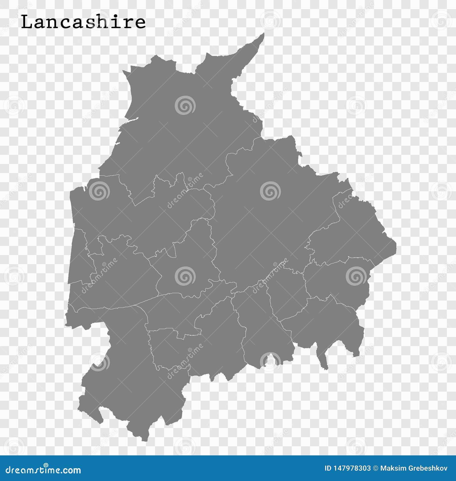 High Quality Map is a County of England Stock Illustration ...