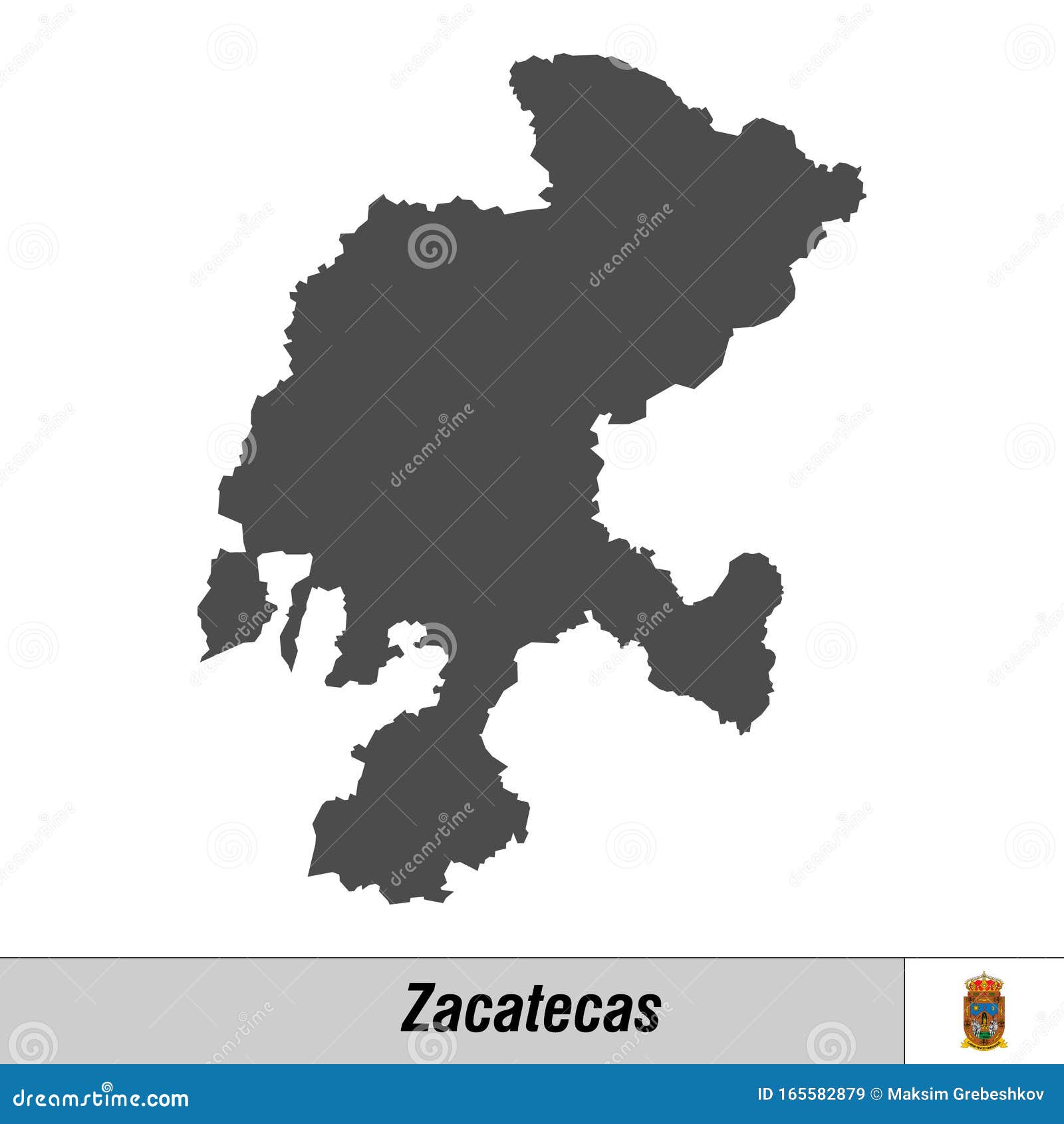 High Quality Map with Flag State of Mexico Stock Illustration ...