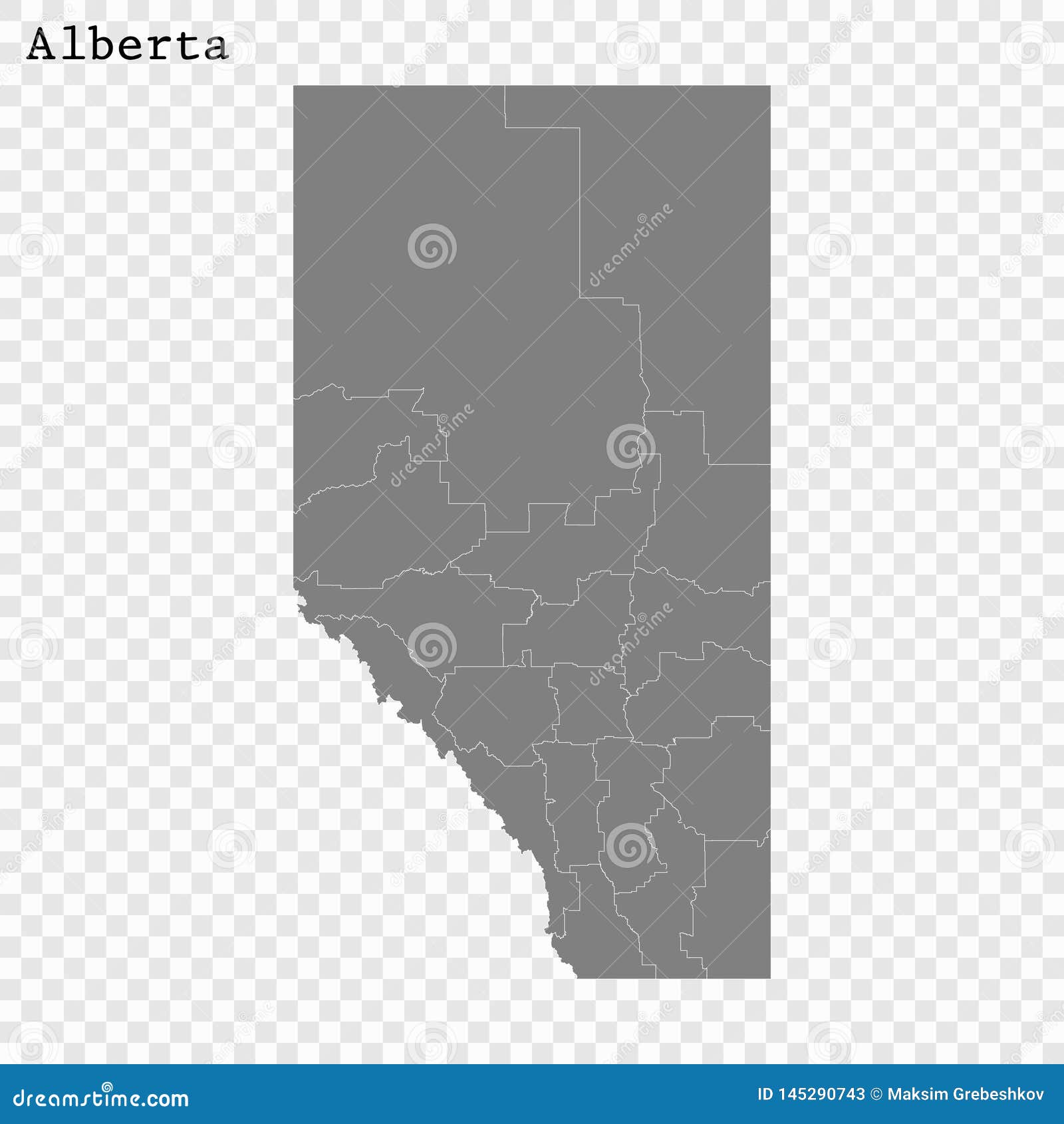 High Quality Map Province of Canada Stock Illustration - Illustration ...