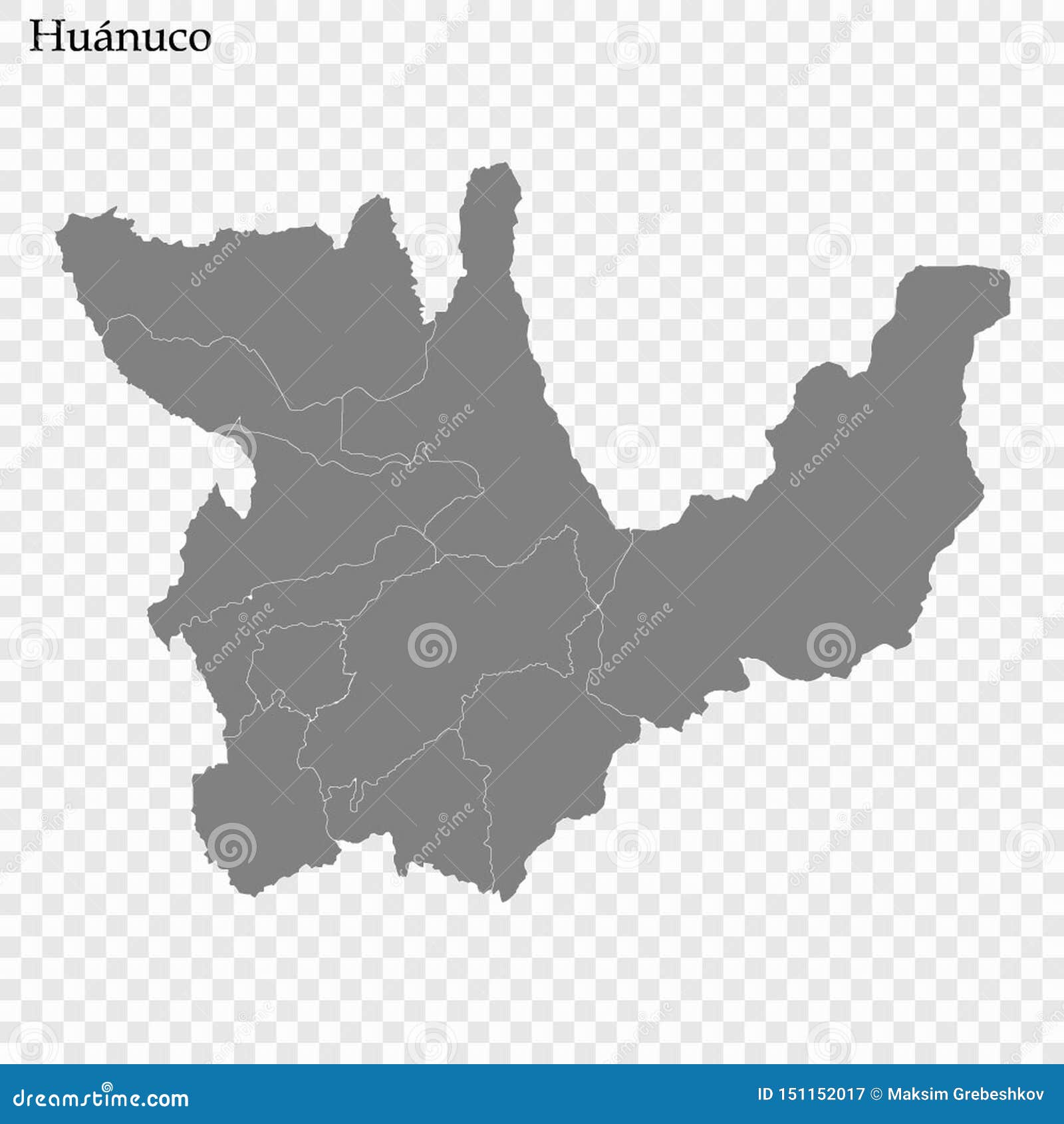 High Quality Map is a Province of Peru Stock Illustration ...