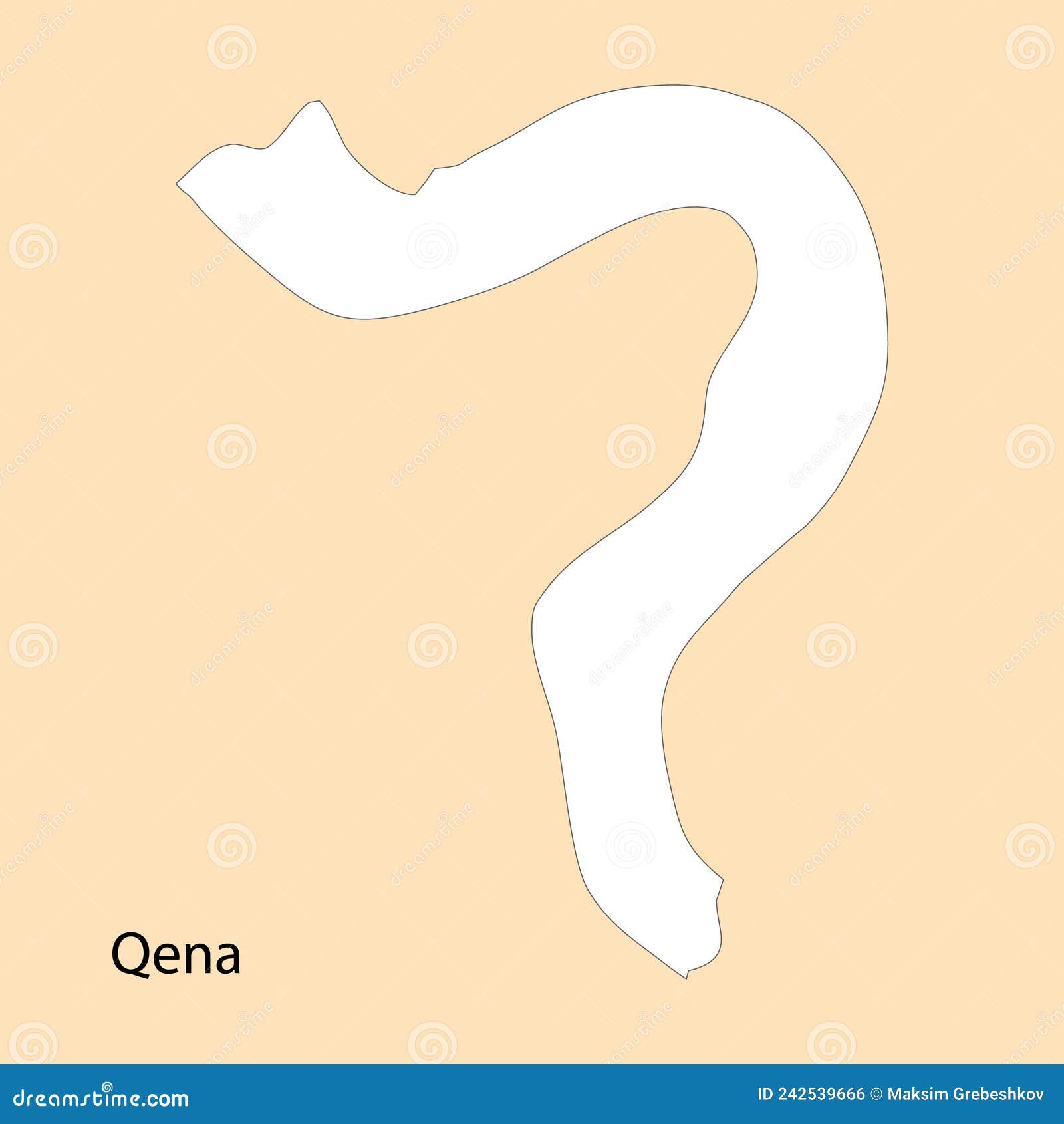 Map Of Egypt - Qena Governorate Stock Photography | CartoonDealer.com ...
