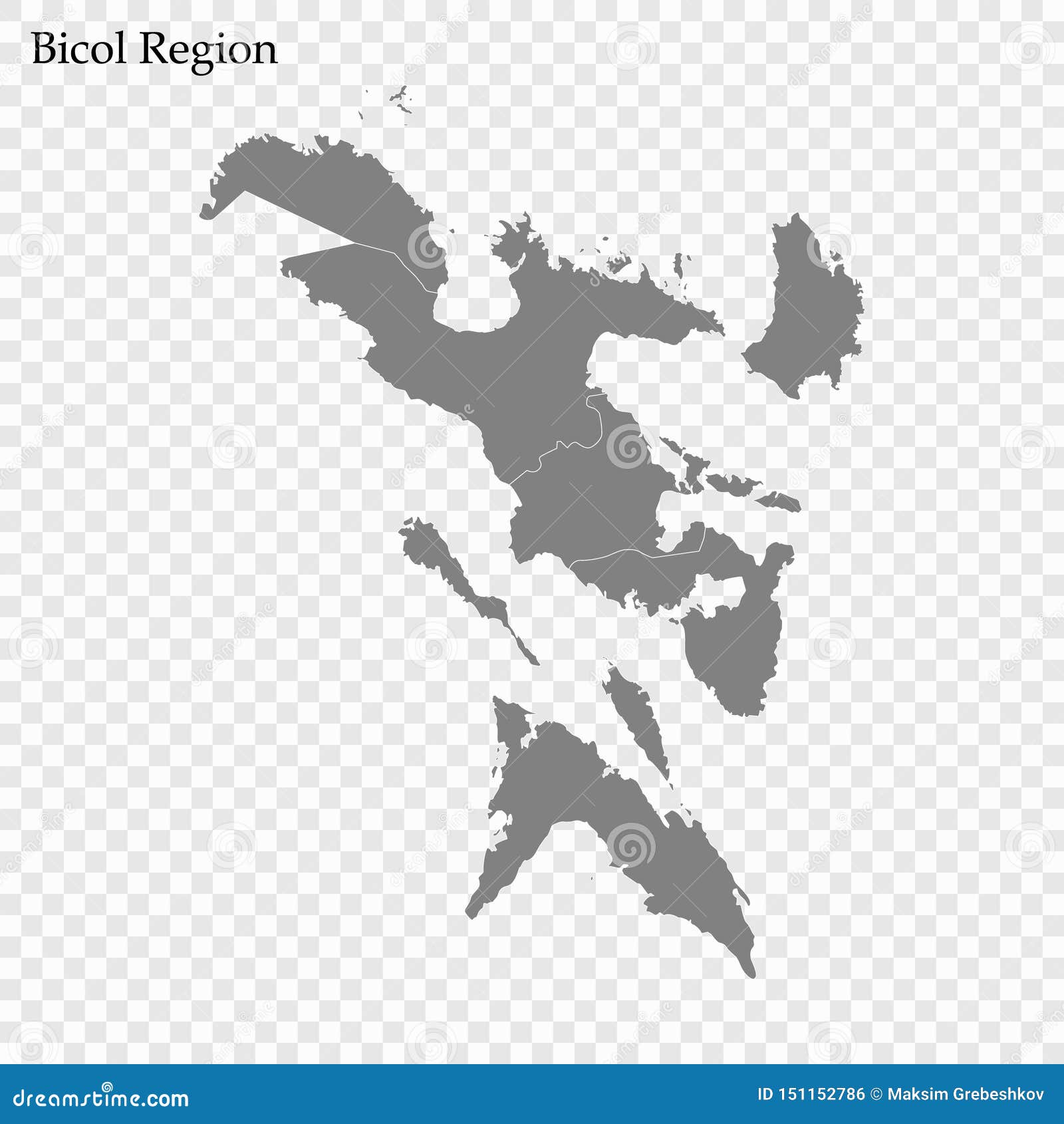 Philippines Map And Bicol Region, Vector Country | CartoonDealer.com ...