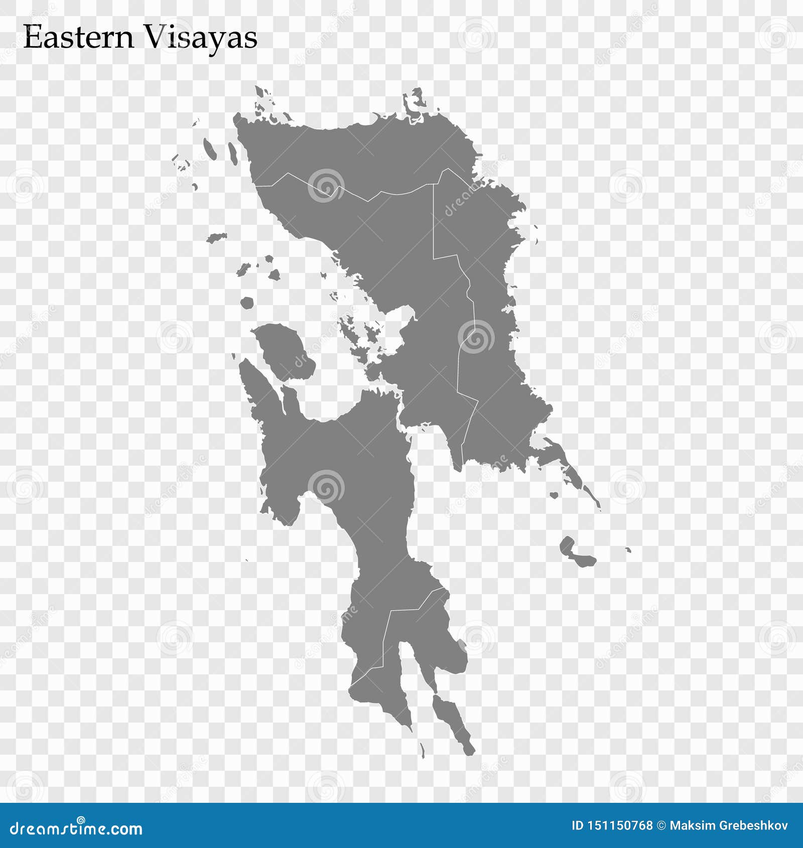 Eastern Visayas Region Location Within Philippines 3d Map Vector ...
