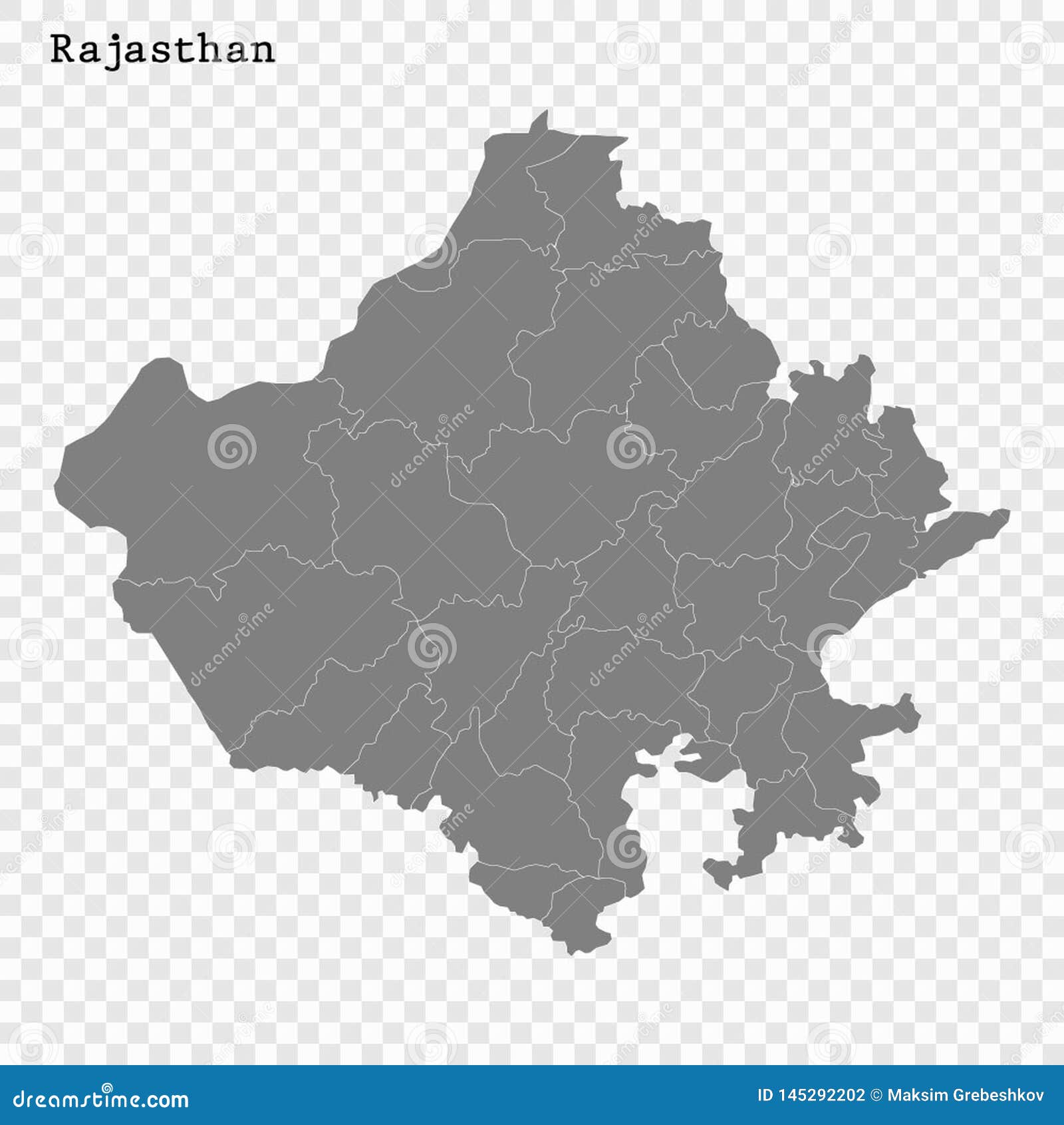 High Quality Map of State of India Stock Illustration - Illustration of ...