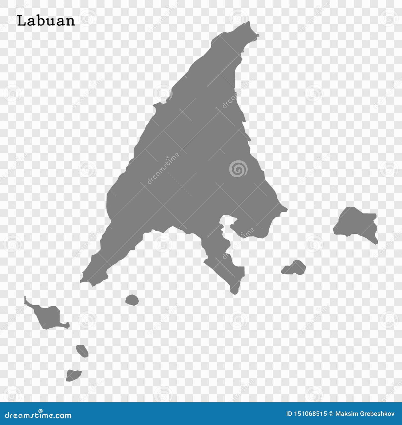 Labuan State Location Within Malaysia 3d Map Vector Illustration ...