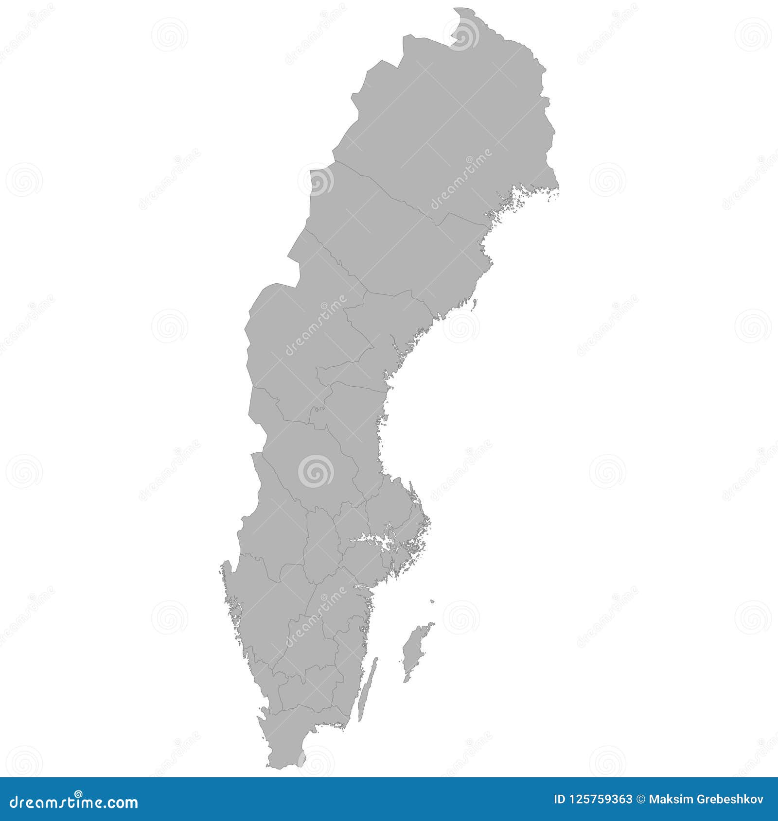 High quality map stock vector. Illustration of vector - 125759363