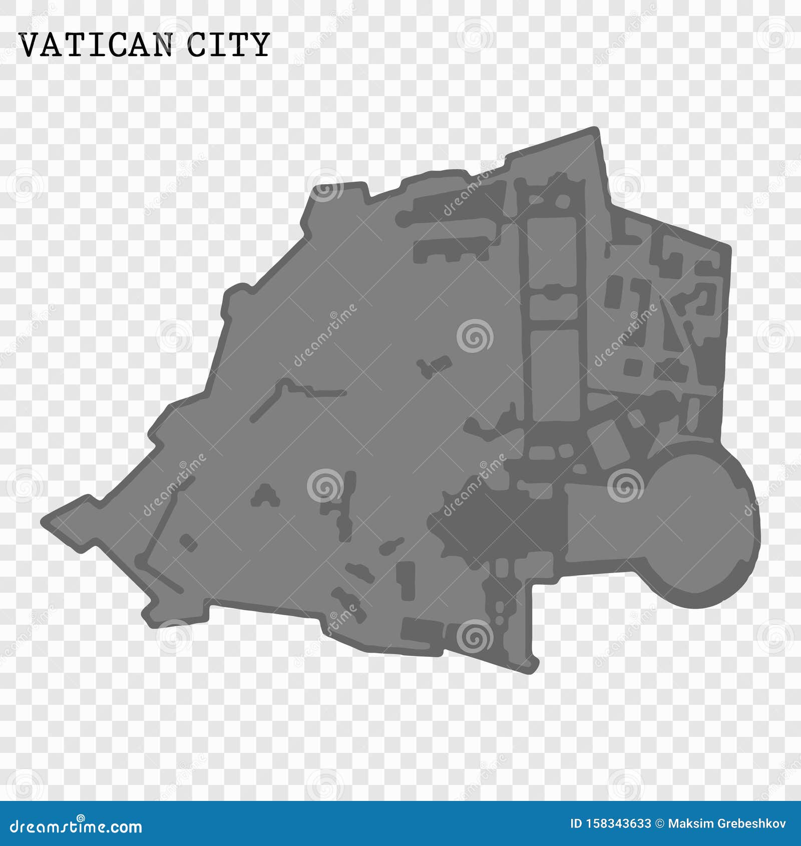 High Quality Map with Borders Stock Illustration - Illustration of ...