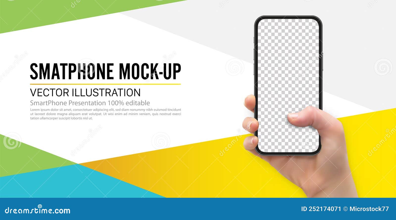 High Quality Mobile Phone Mockup Design for Advertising Presentation ...