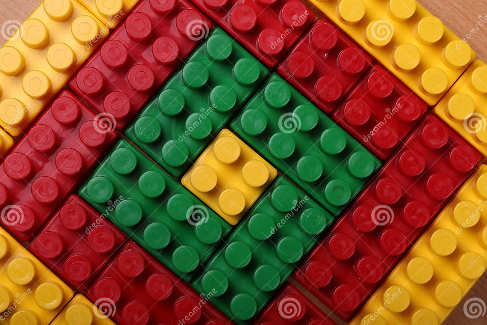 High Quality Seamless Background of Colored Plastic Bricks Stock Image ...