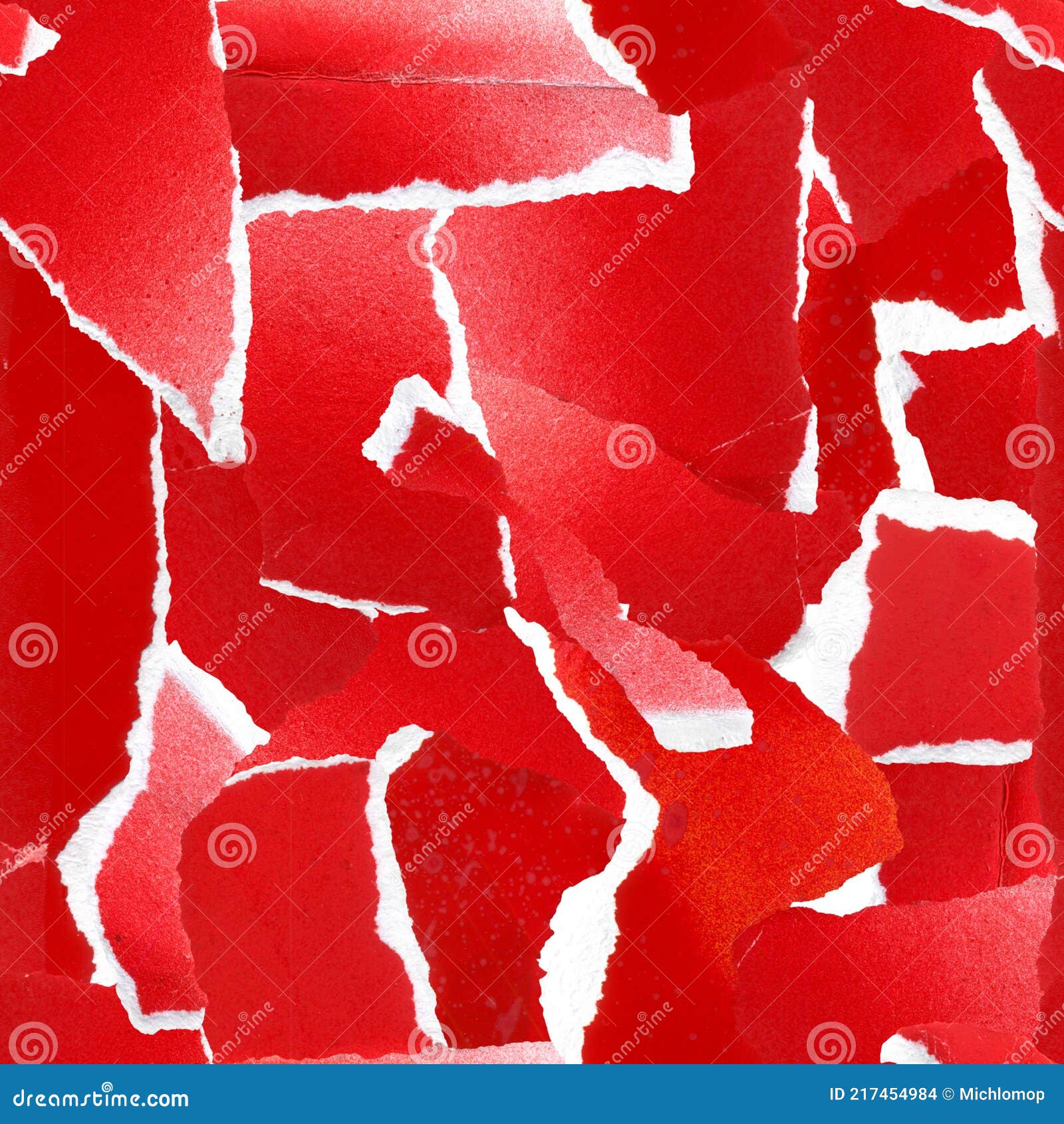 High Quality Seamless Pattern Torn Paper Texture with Red Spray Paint ...
