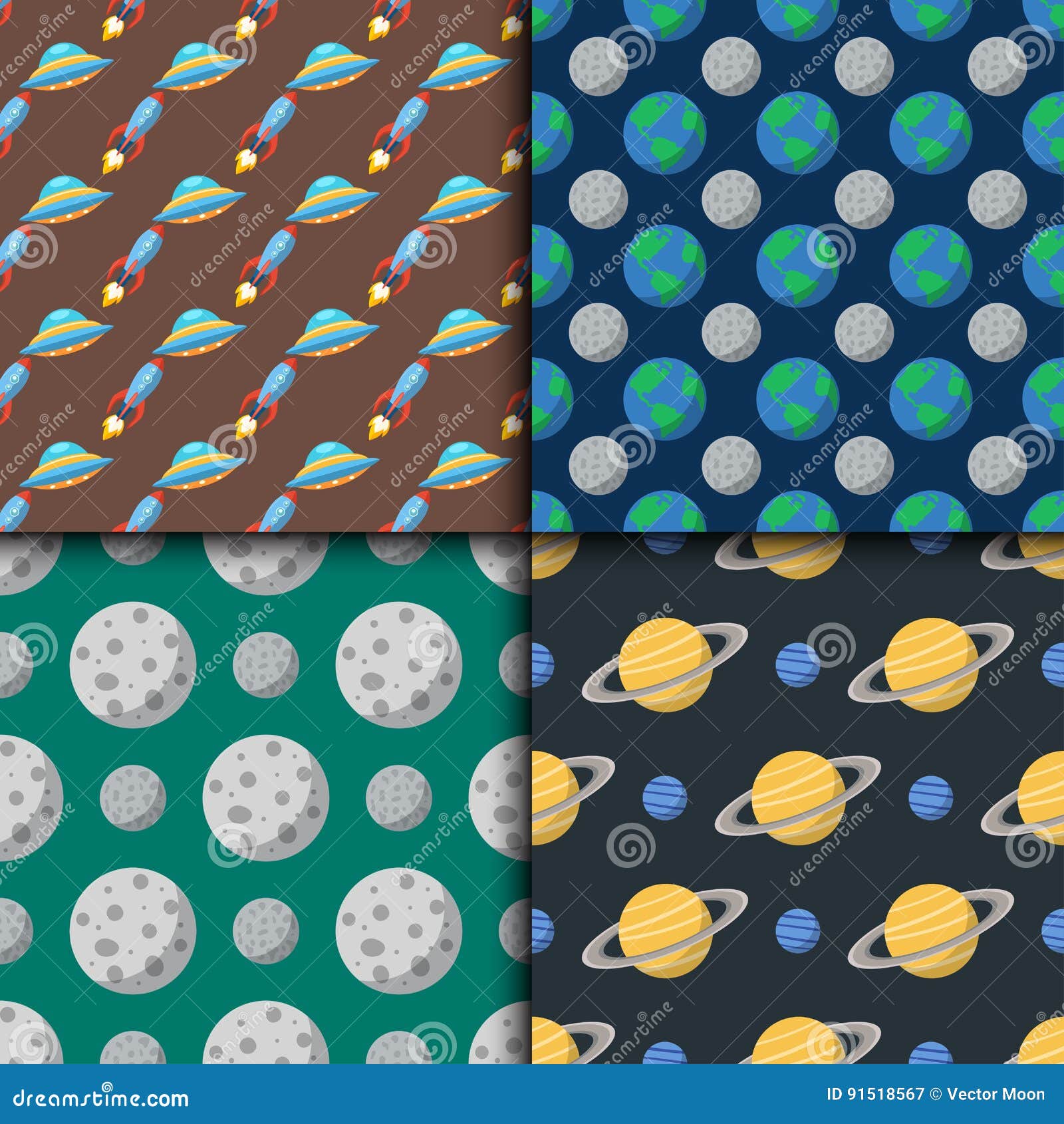 Universe Astronomy Thin Line Vector Icons And Logos Set | CartoonDealer ...