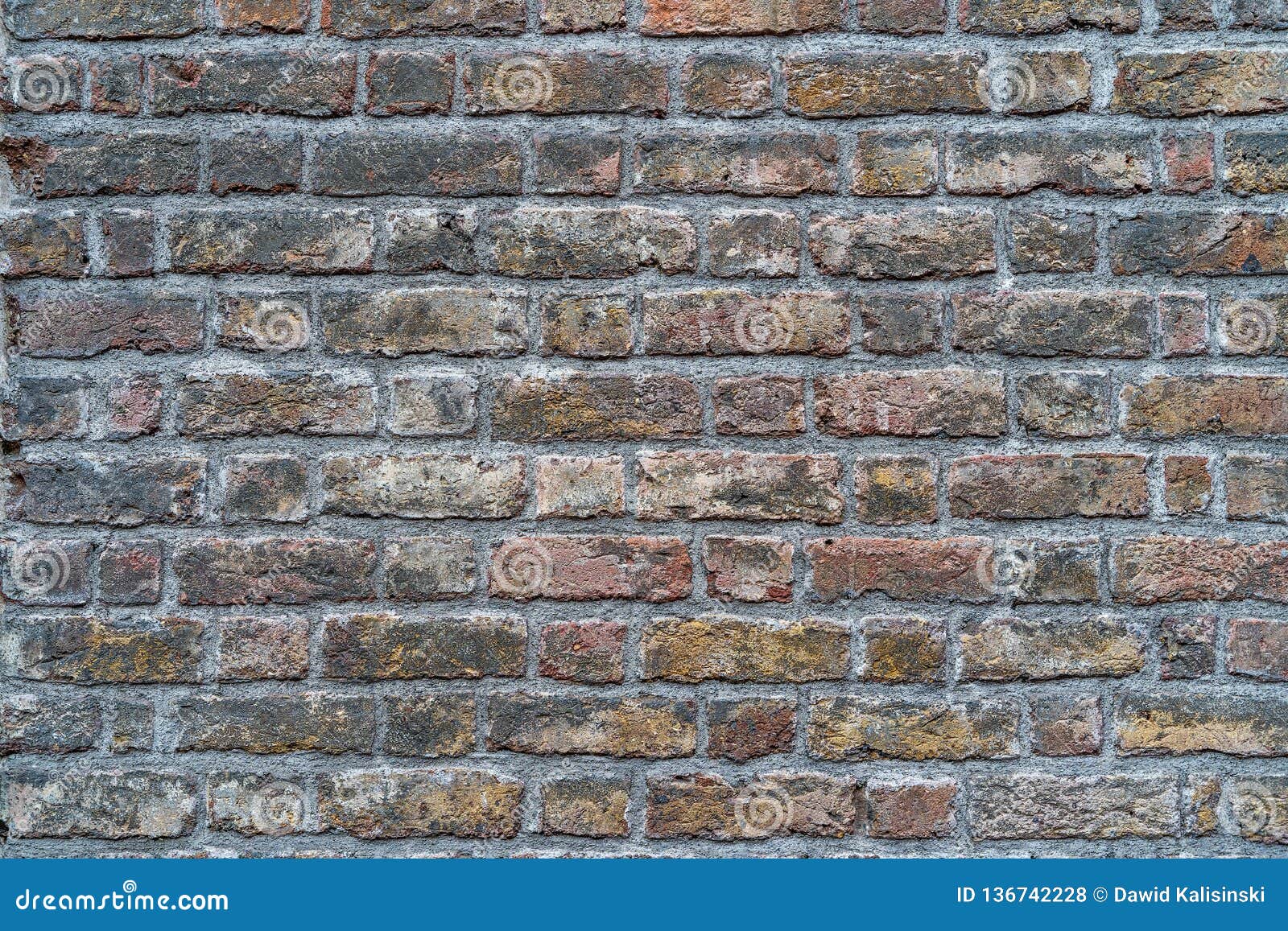 Old Grungy Rustic Brick Wall - High Quality Texture / Background Stock ...