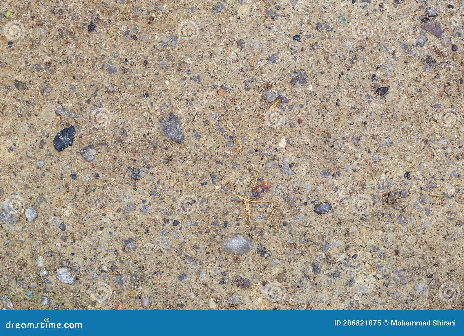 Dirty pebble dashed stock image. Image of earth, wall - 206821075