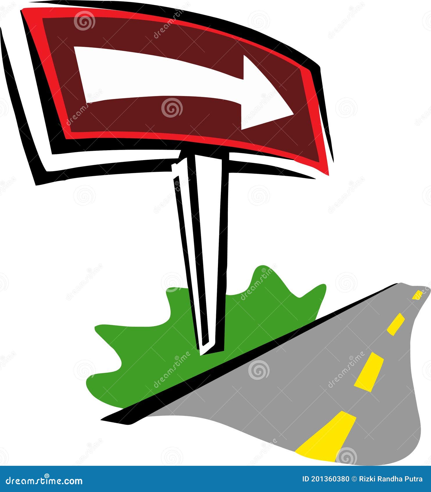 High Quality Vector Animated Signposts Stock Vector - Illustration of ...