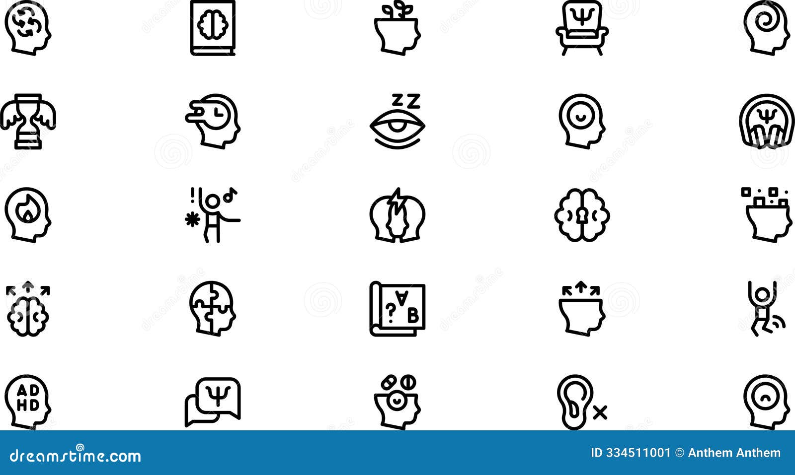 Adhd Icons High-Quality Vector Icons Collection with Editable Stroke ...