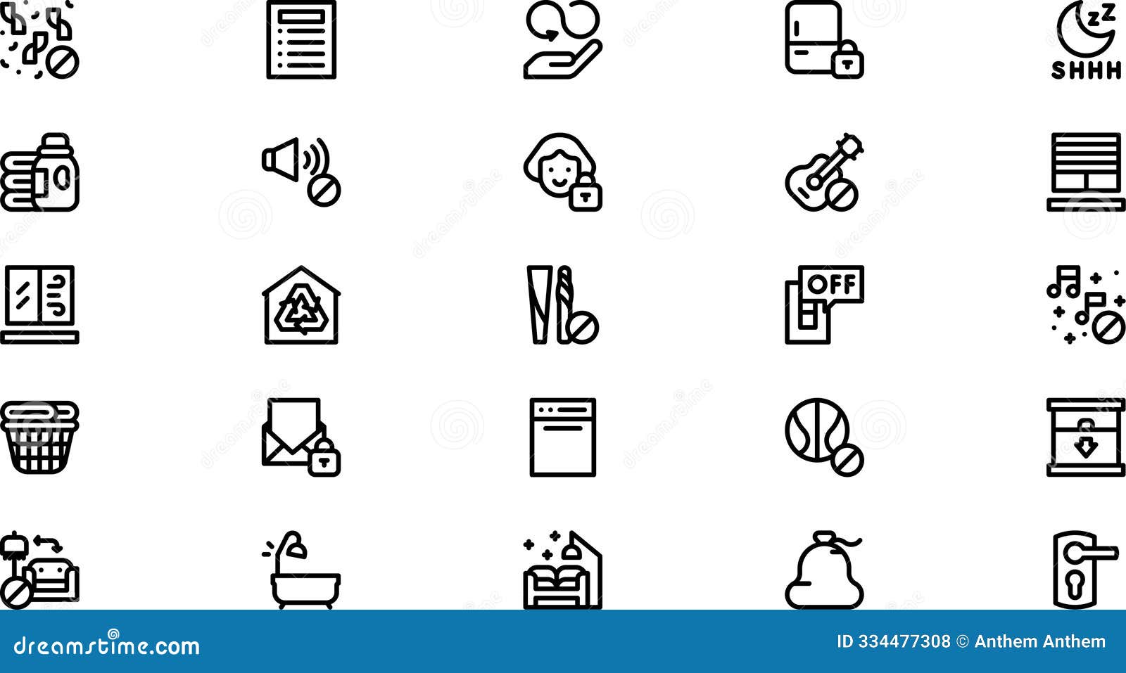 House Rules Icons High-Quality Vector Icons Collection with Editable ...