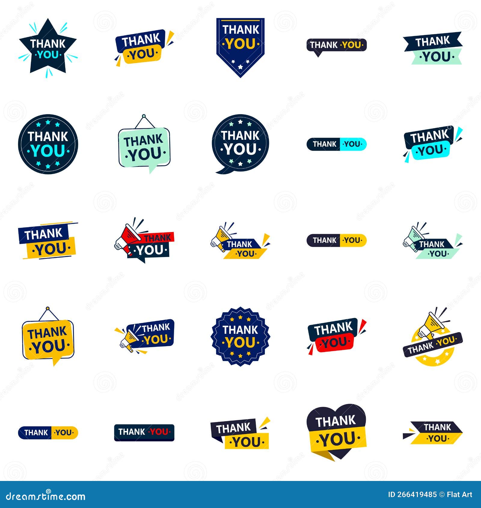 25 High Quality Vector Images for Saying Thanks Stock Vector ...