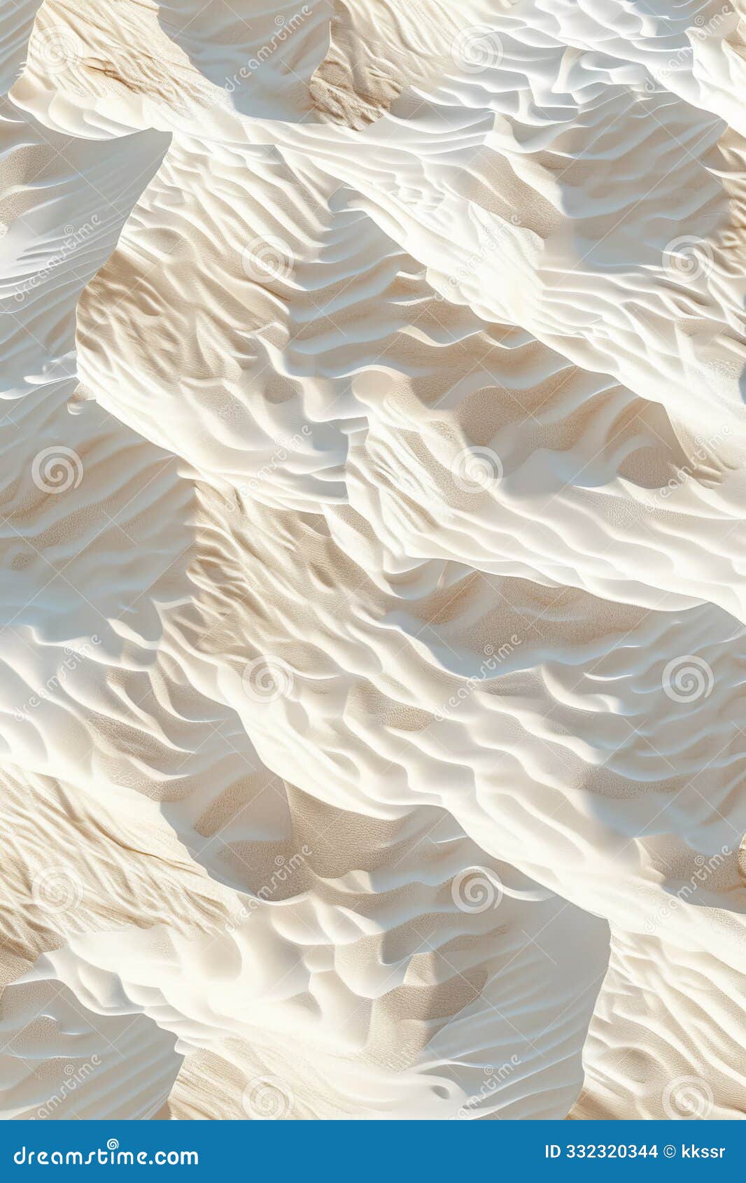 High-res 3D Rendering of Seamless Sandy Beach or Desert Sand Dunes ...
