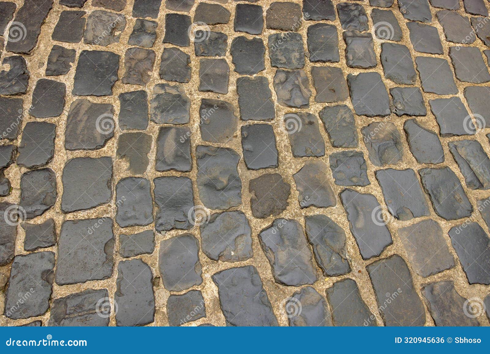 High Res Earth Tones Smooth Black Rectangular Cobbles Stone Designed ...