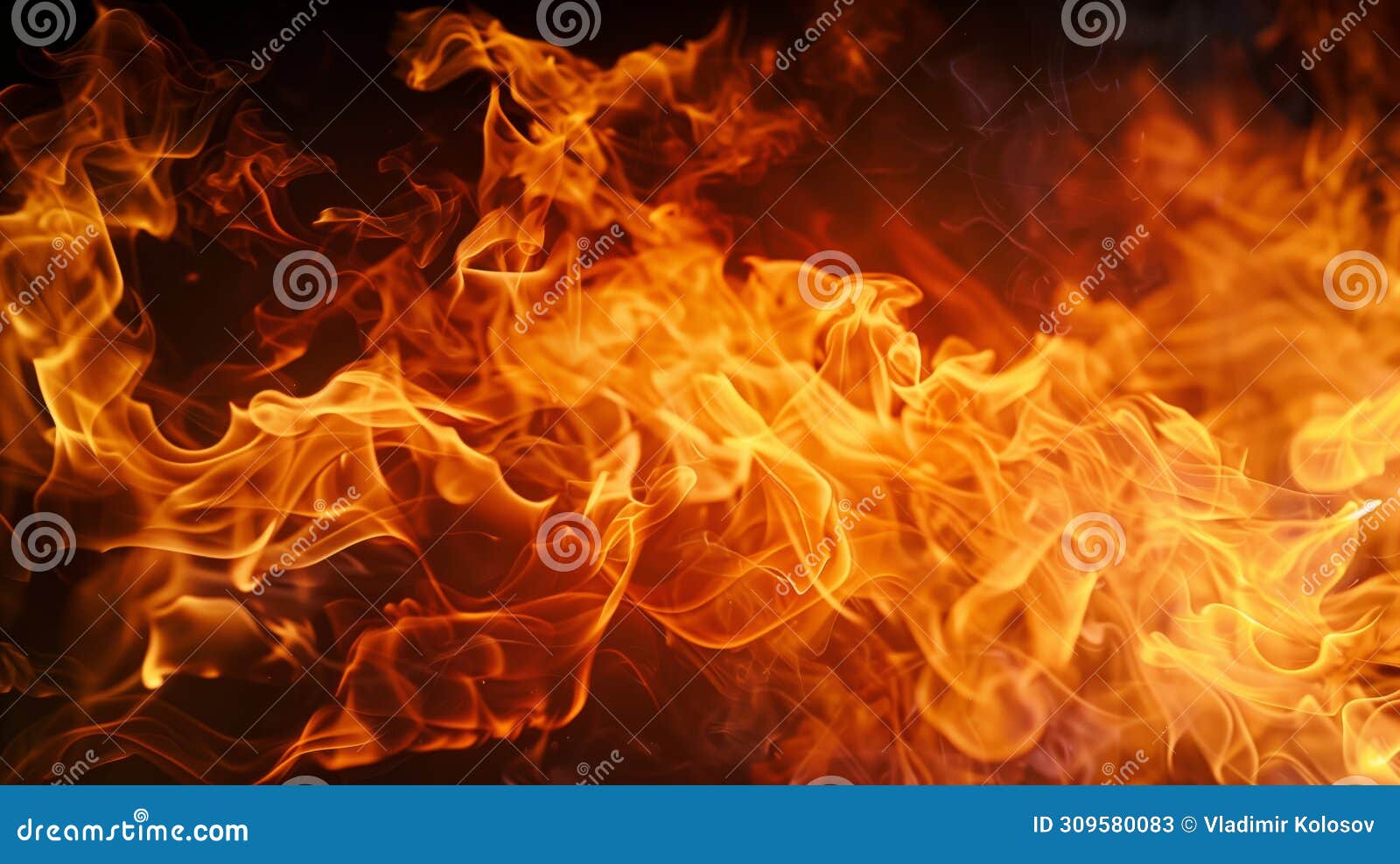 High-res Image Featuring an Extremely Close-up View of a Crisp Fire ...