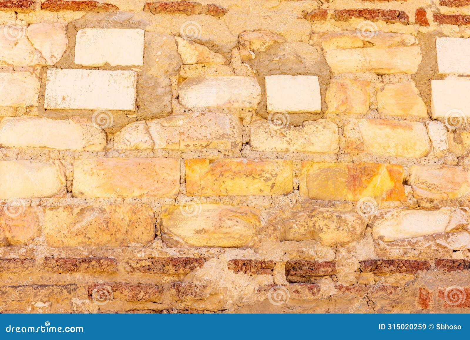 High Res of a Pale, Semi Smooth Multi Earth Tones Irregular Horizontal ...