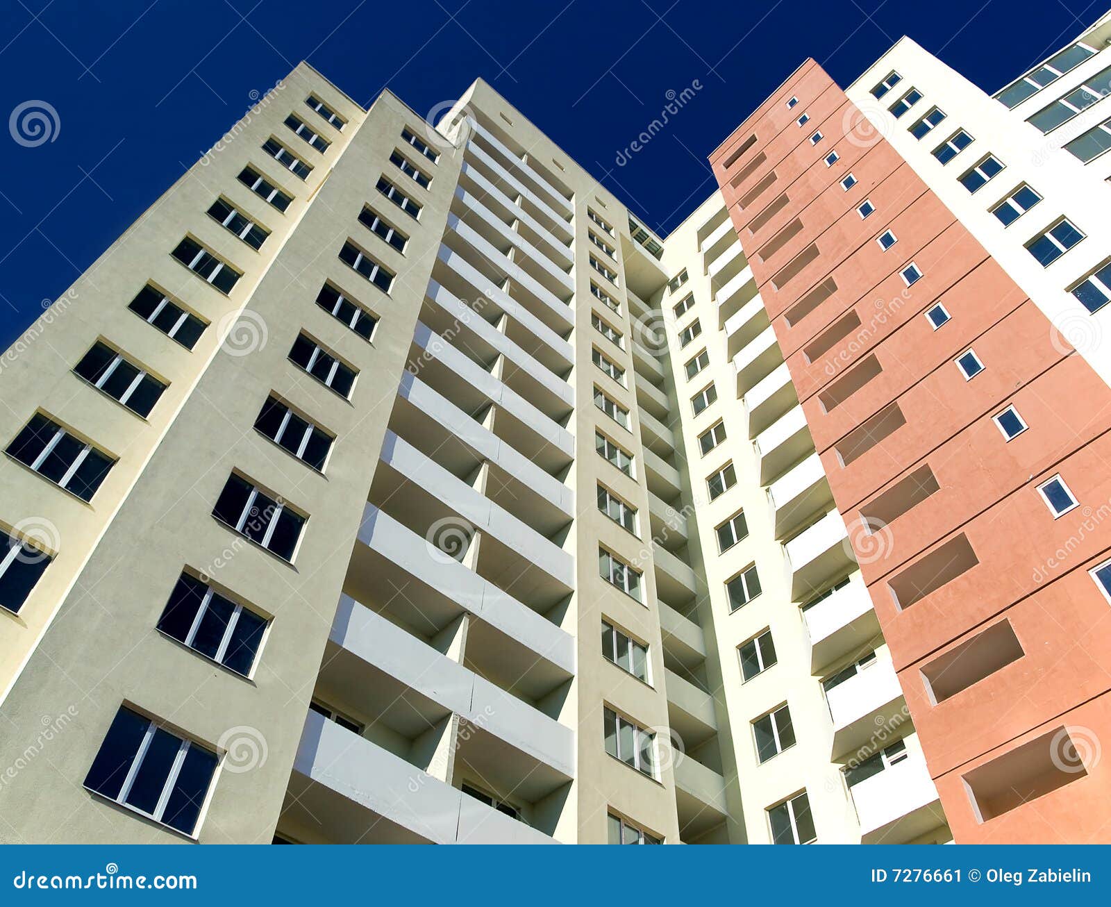 High residential building stock image. Image of architecture - 7276661