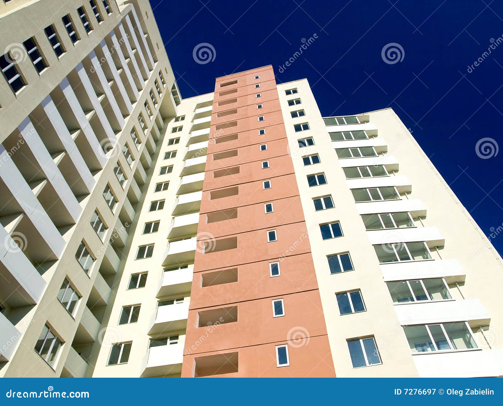 High residential building stock image. Image of floor - 7276697