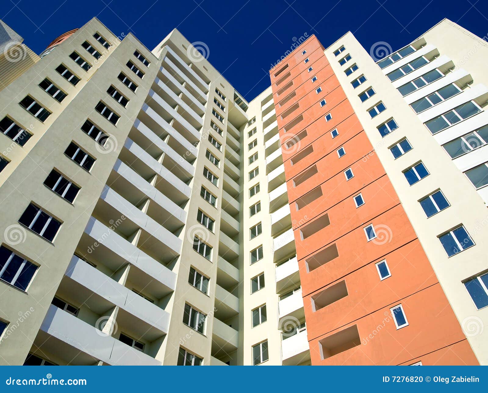 High residential building stock photo. Image of large - 7276820