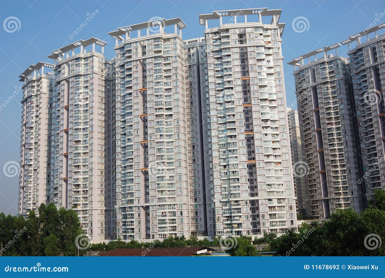 High residential buildings stock photo. Image of capacity - 11678692