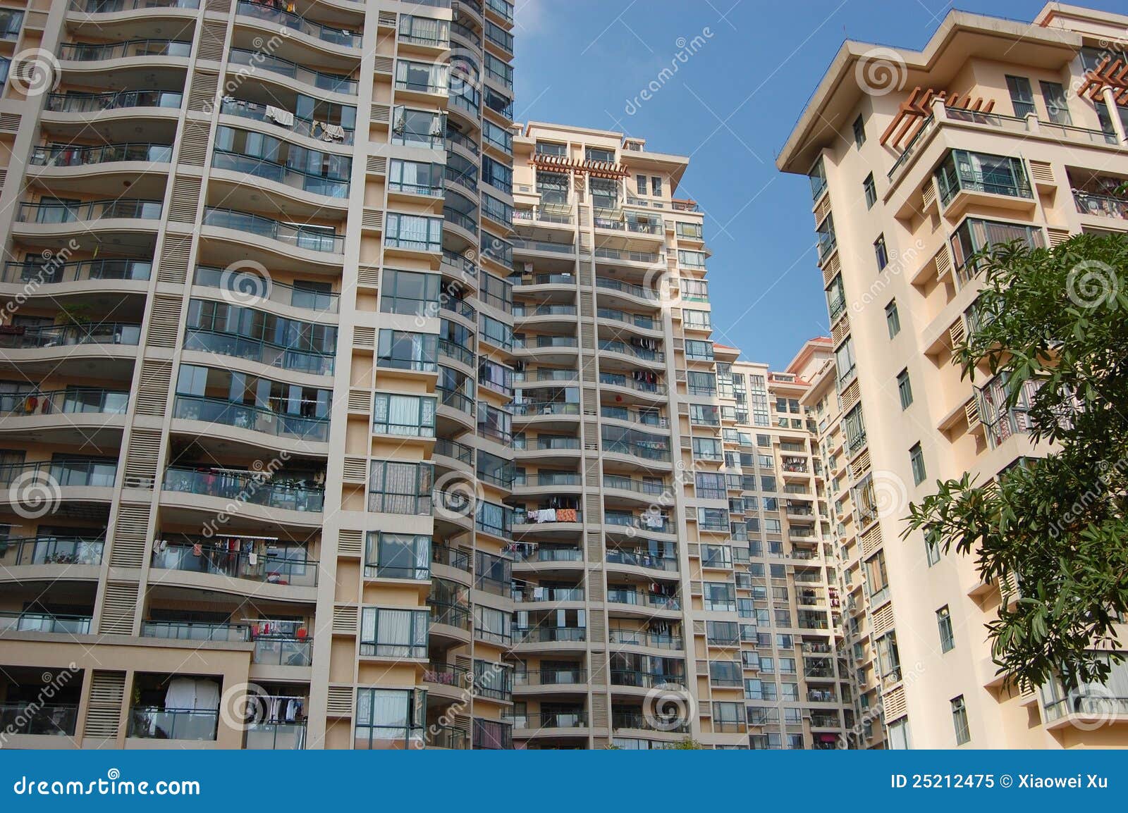 High residential buildings stock image. Image of china - 25212475
