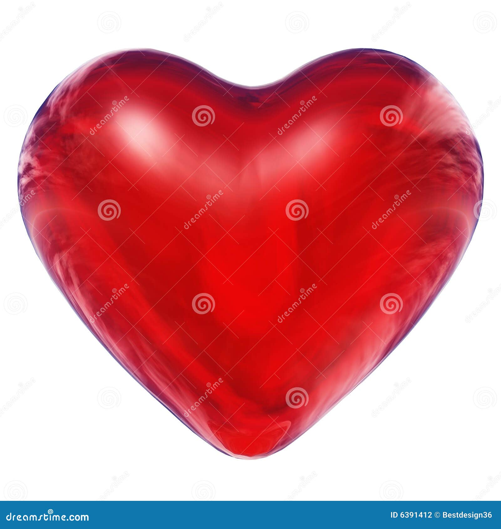 High Resolution 3D Heart Rendered at Maximum Quali Stock Illustration ...