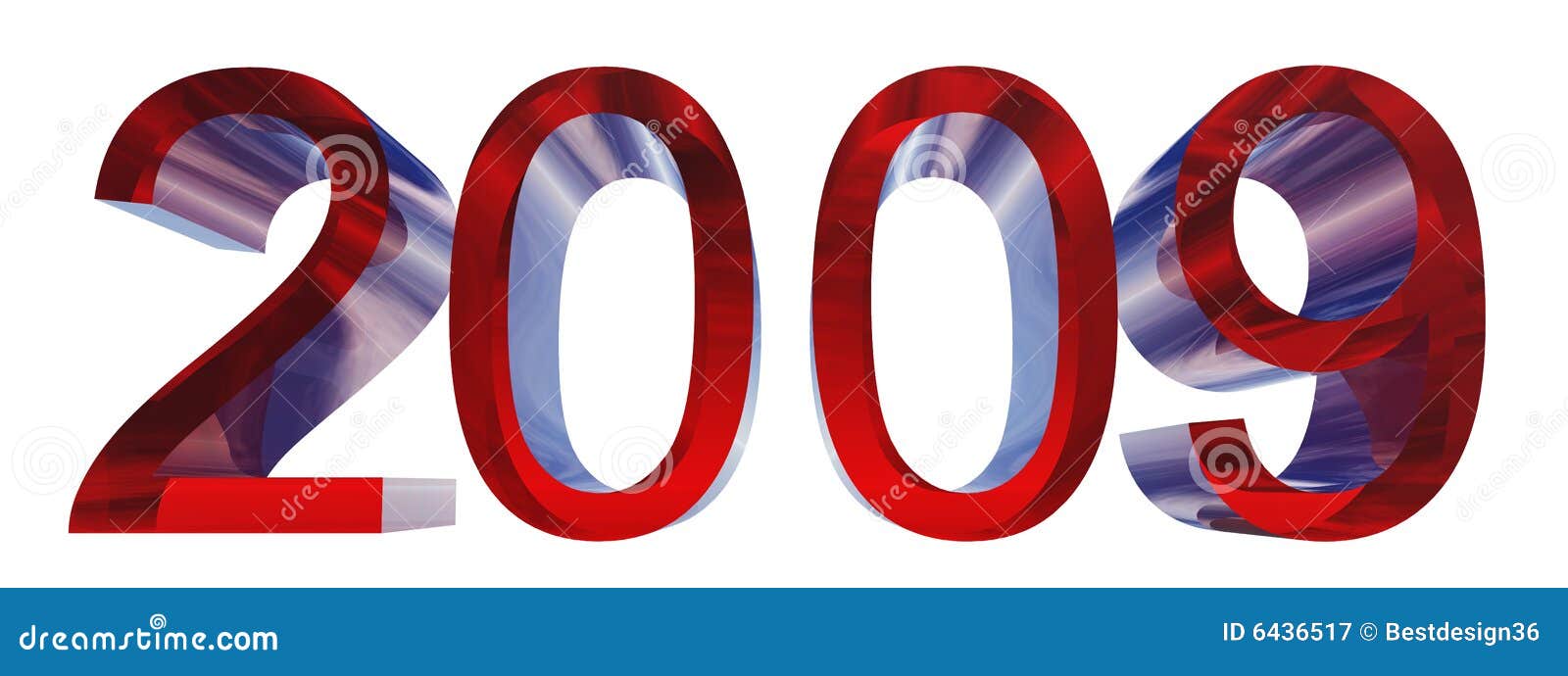 High Resolution 3D Text with 2009 Stock Illustration - Illustration of ...