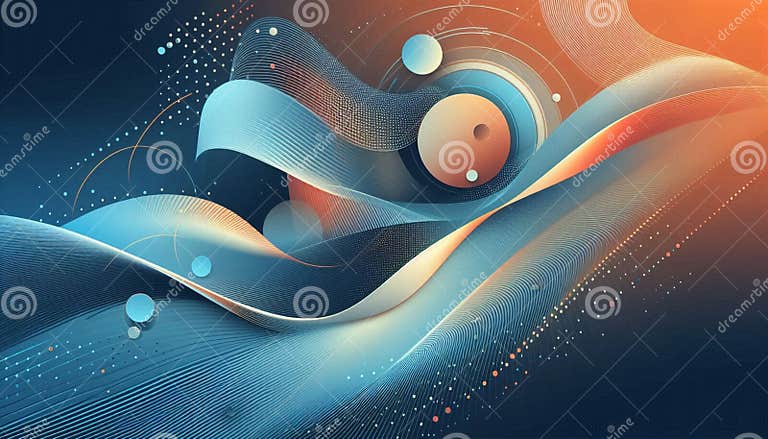 Dynamic Fluidity: High-Resolution Abstract Background with Halftone ...