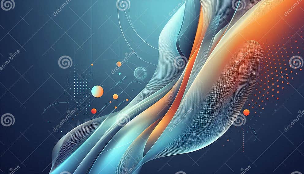 Dynamic Fluidity: High-Resolution Abstract Background with Halftone ...