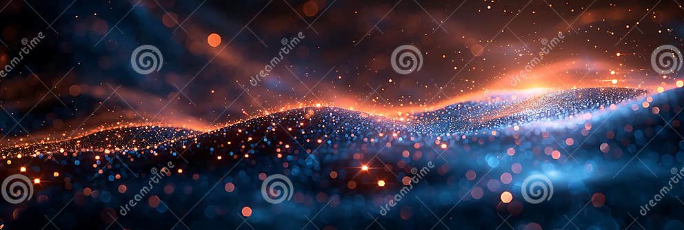 Stylized Tech Canvas with Abstract Textures Stock Illustration ...