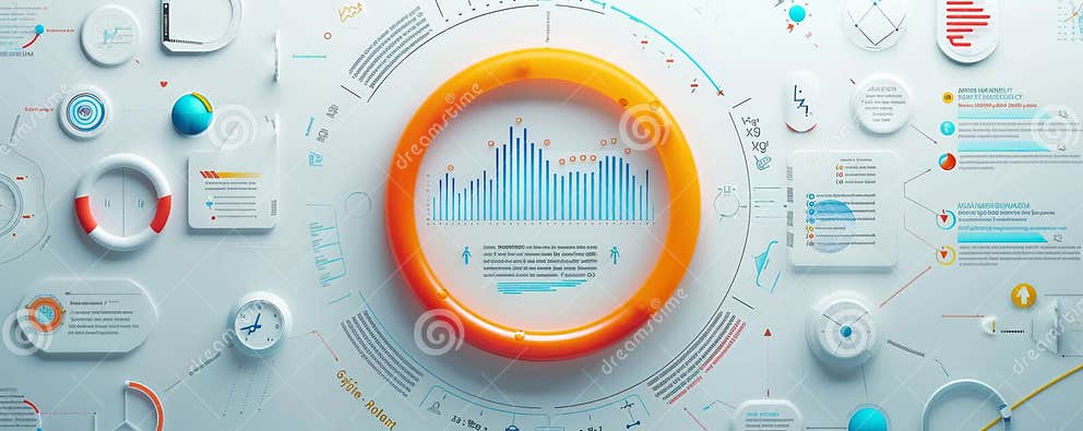 High-resolution Advertising Poster Featuring Data Visualization and ...