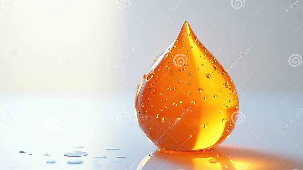 High-Resolution AI-Generated Image of Isolated Sunscreen Droplet on ...