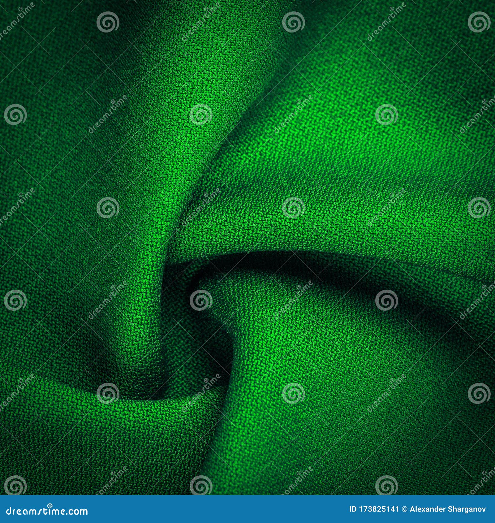High Resolution Background Texture, Silk Green Fabric Stock Image ...