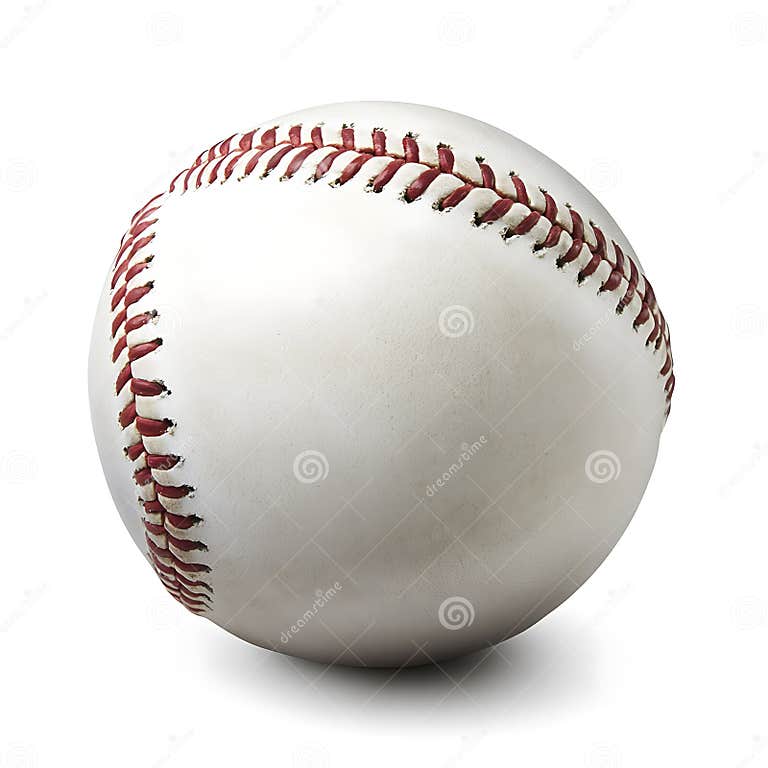High-Resolution Baseball Image with Clipping Path for Easy Editing ...