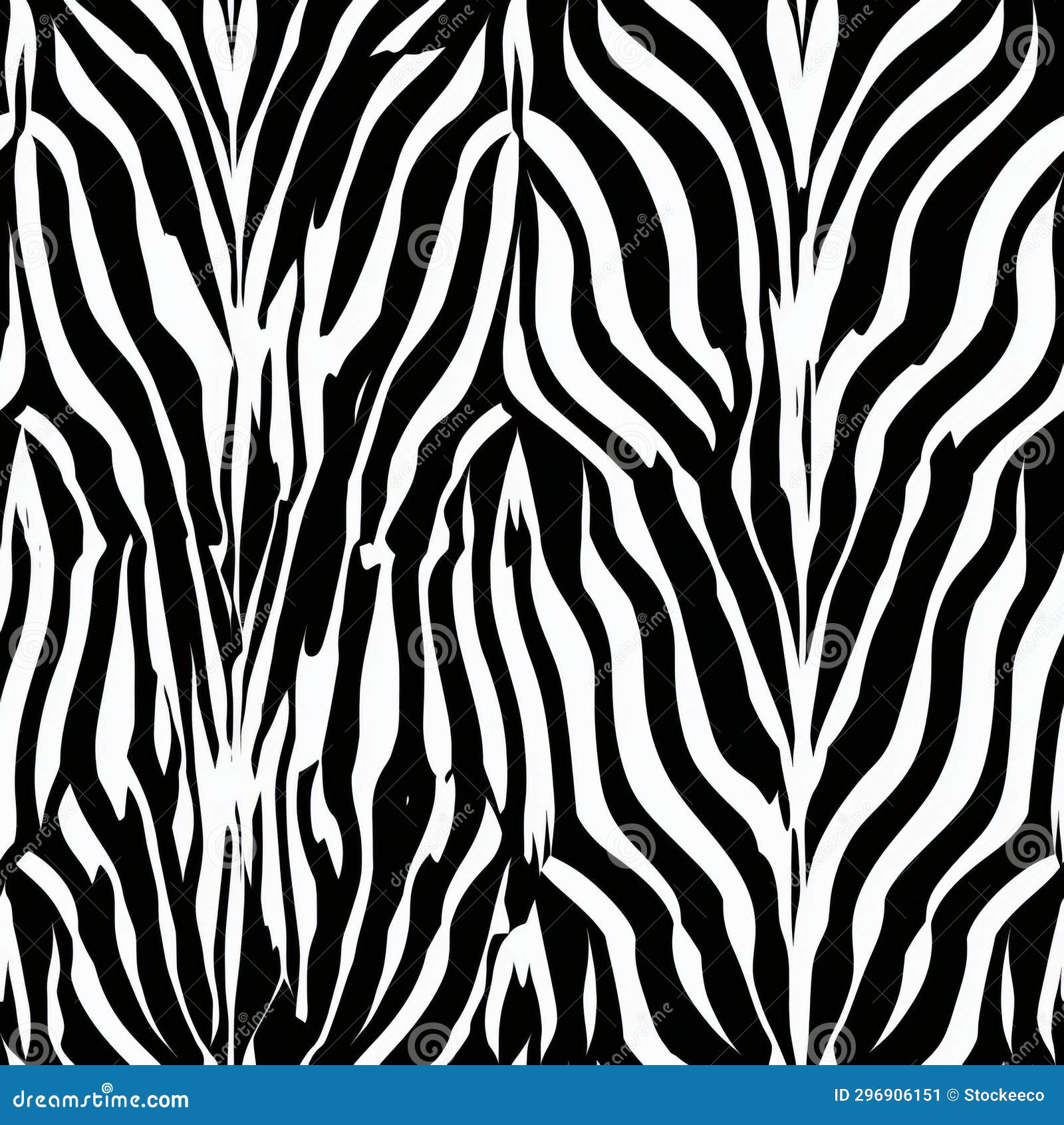 High Resolution Black and White Zebra Print Vector with Leaf Patterns ...