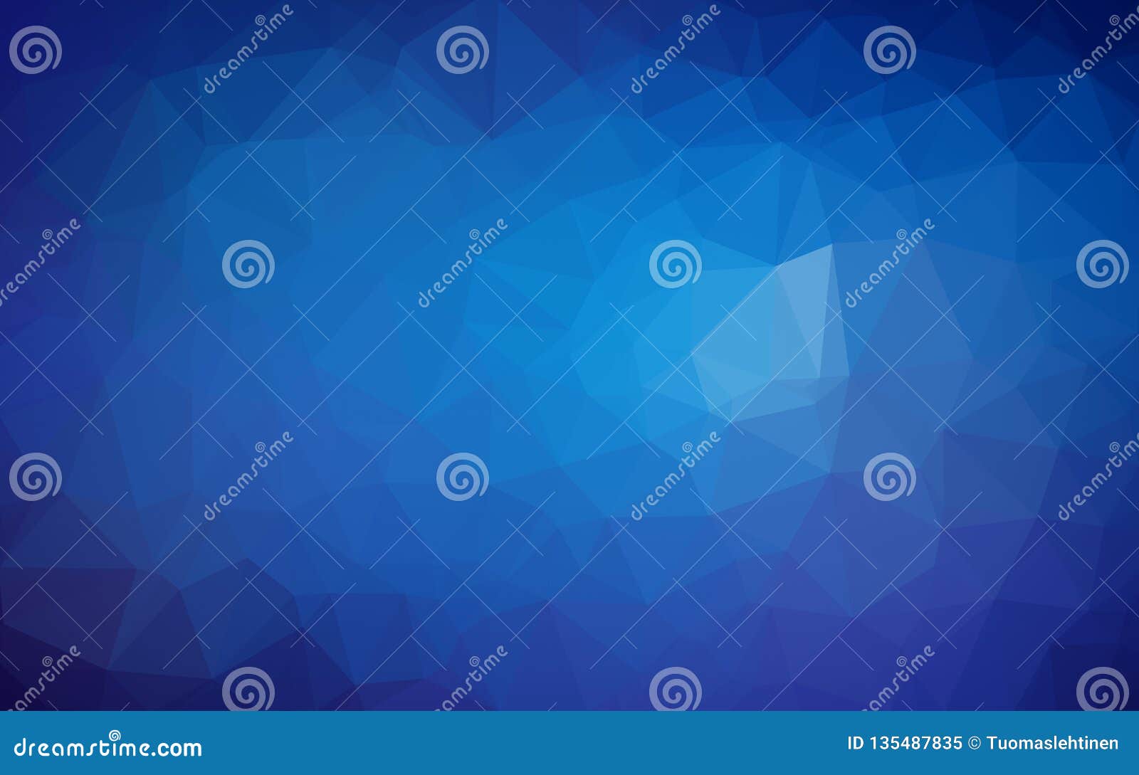 Abstract Blue Low Poly Background Stock Illustration - Illustration of ...