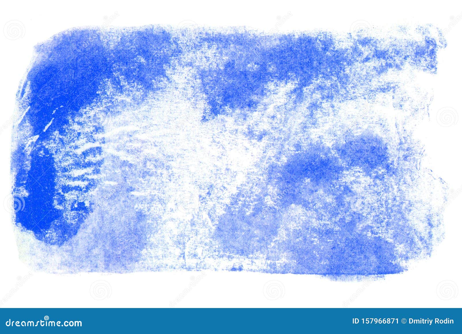 High Resolution Blue Poster. Watercolor Texture Stock Illustration ...